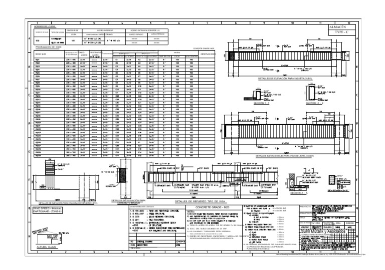 10.Str 103 Detalles Del Modelo de Viga de Lintel | PDF | Hormigón | Columna