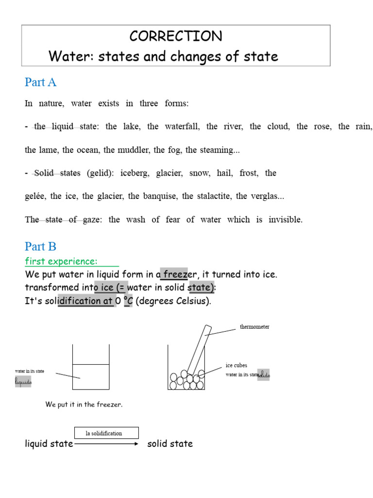 Lesson On Water Correction | PDF | Water | Water Cycle