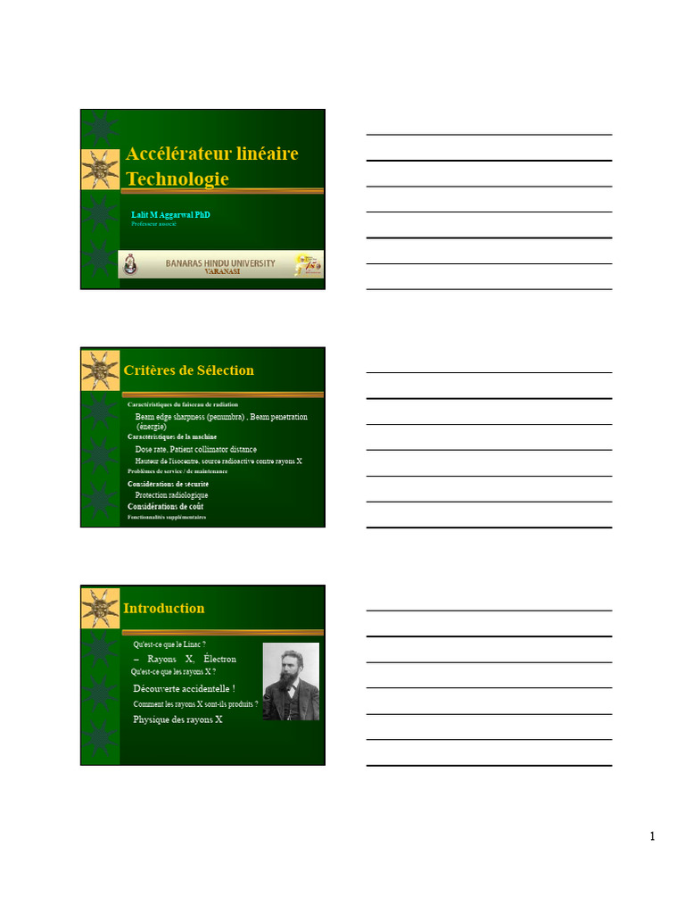 Guide complet sur les accélérateurs linéaires | PDF | Accélérateur de ...