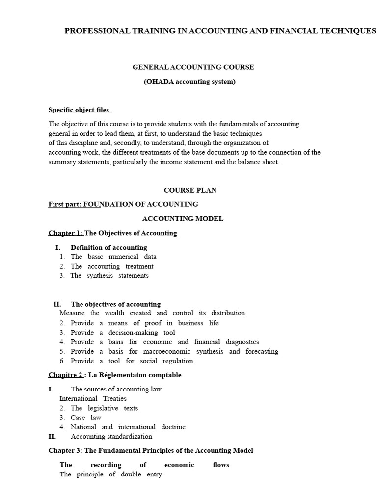 General Accounting Course | PDF | Debits And Credits | Invoice