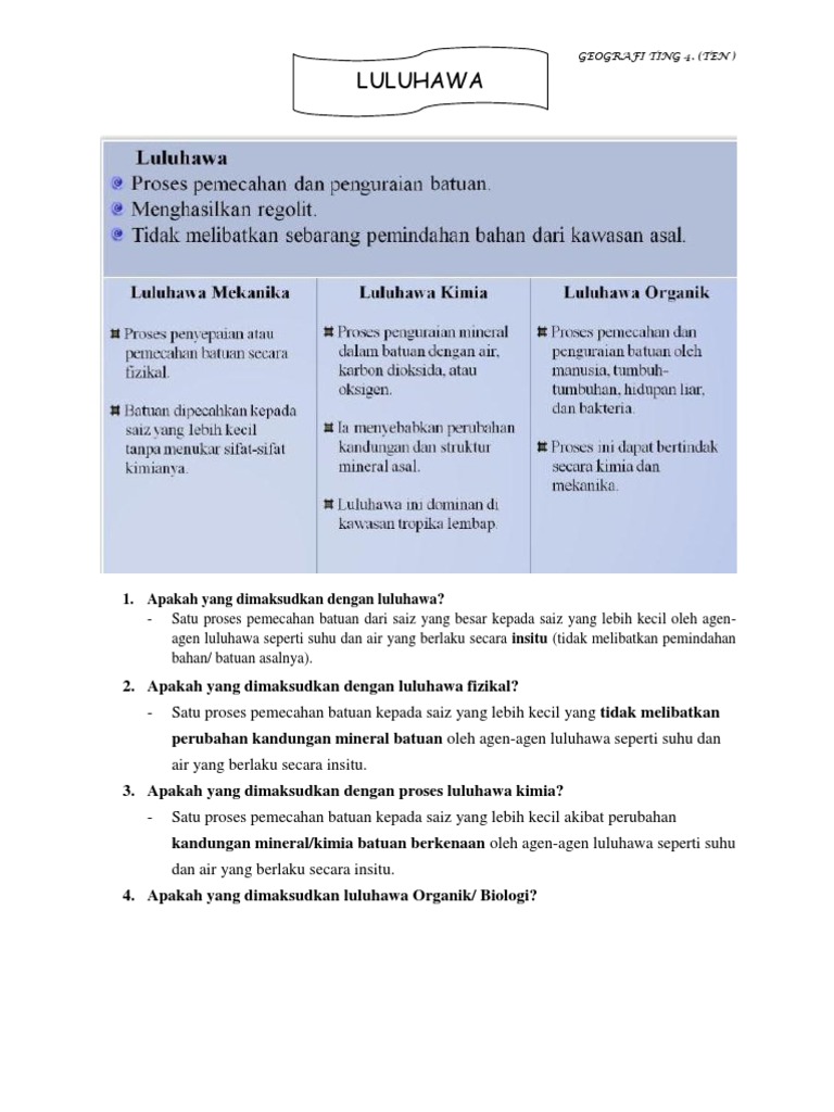 Apakah Yang Dimaksudkan Dengan Luluhawa | PDF