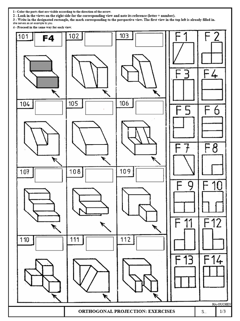 Orthogonal Projection Exercises | PDF
