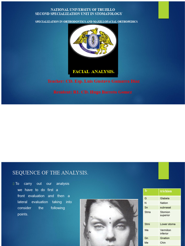Facial Analysis | PDF | Lip | Angle