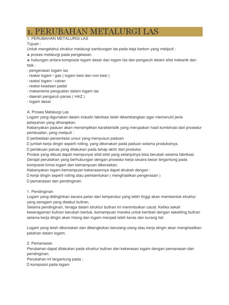 Metalurgi | PDF