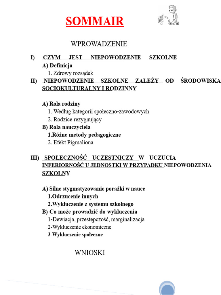 Niepowodzenie Szkolne | PDF
