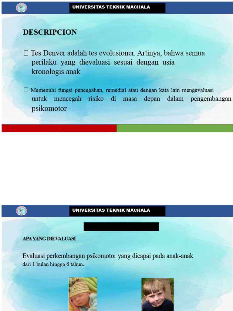 Evaluasi Perkembangan Psikomotor Anak | PDF