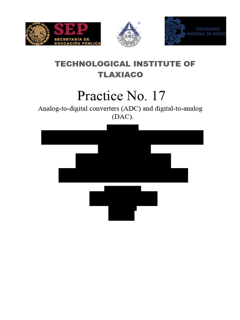 PEyAD 15161337 Practice 17 | PDF | Analog To Digital Converter ...