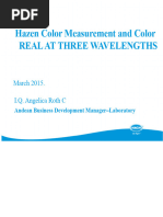 APHA and Gardner Color Measurement Guide | PDF | Absorbance | Color