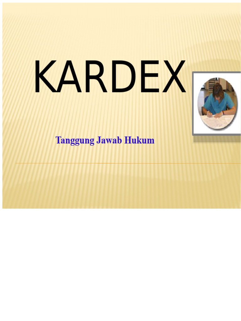 Panduan Lengkap Penggunaan Kardex | PDF