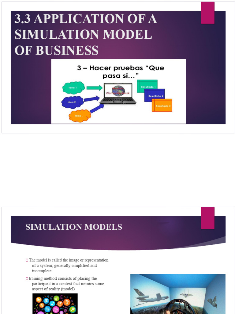 Business Simulation Models Overview | PDF | Simulation | Strategic ...