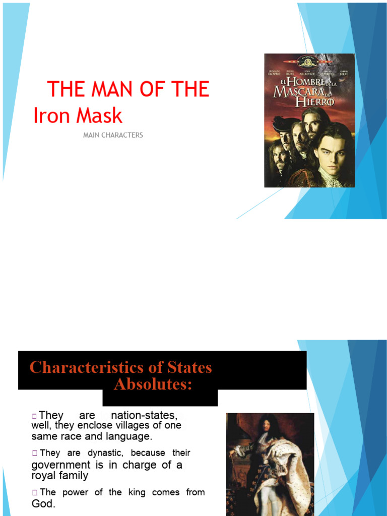 ppt the man in the iron mask | PDF