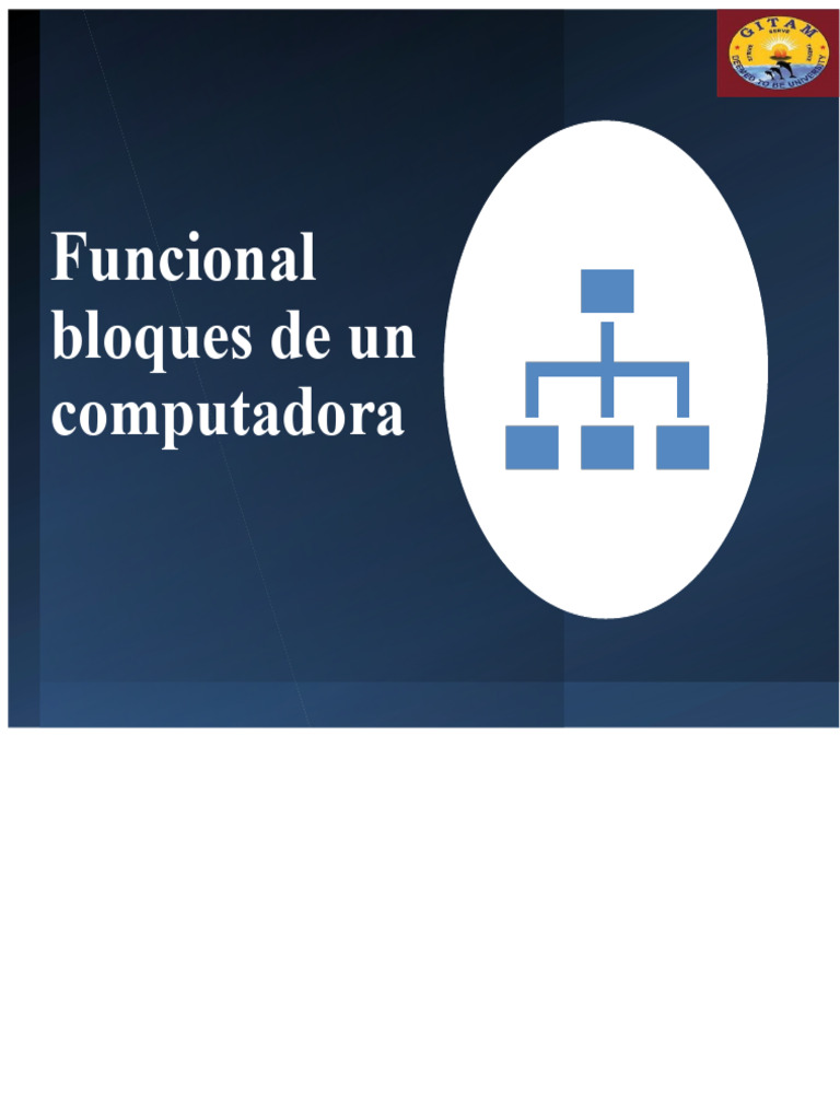 Bloques Funcionales de Una Computadora | PDF | Almacenamiento de datos ...