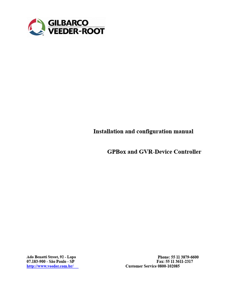 GPBox & GVR-Device Controller Setup Guide | PDF | License | Electrical ...