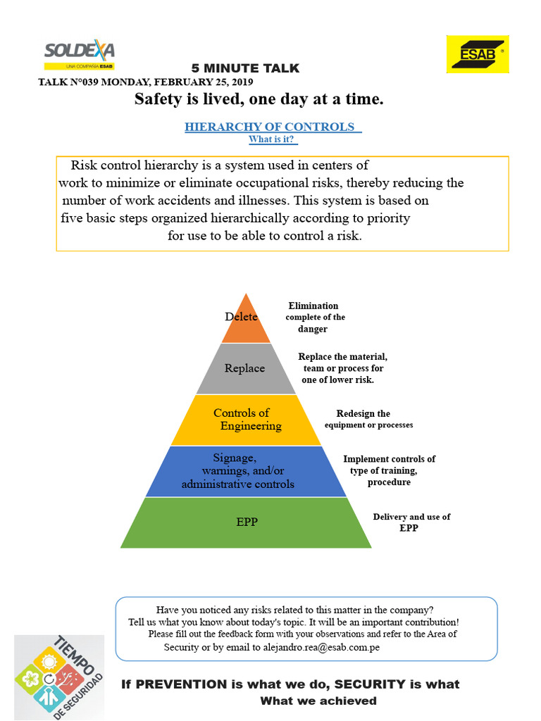safety talk | PDF | Safety | Natural Environment