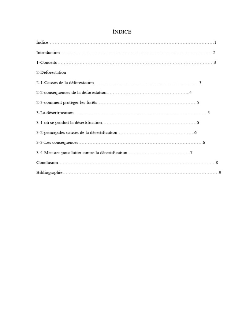 Déforestation et Désertification : Causes et Solutions | PDF | Forêt ...