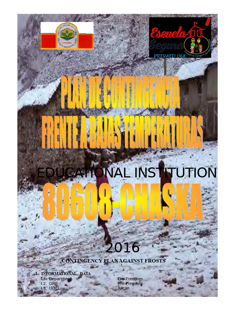 Contingency Plan for Frosts 2016 | PDF | Emergency Evacuation ...