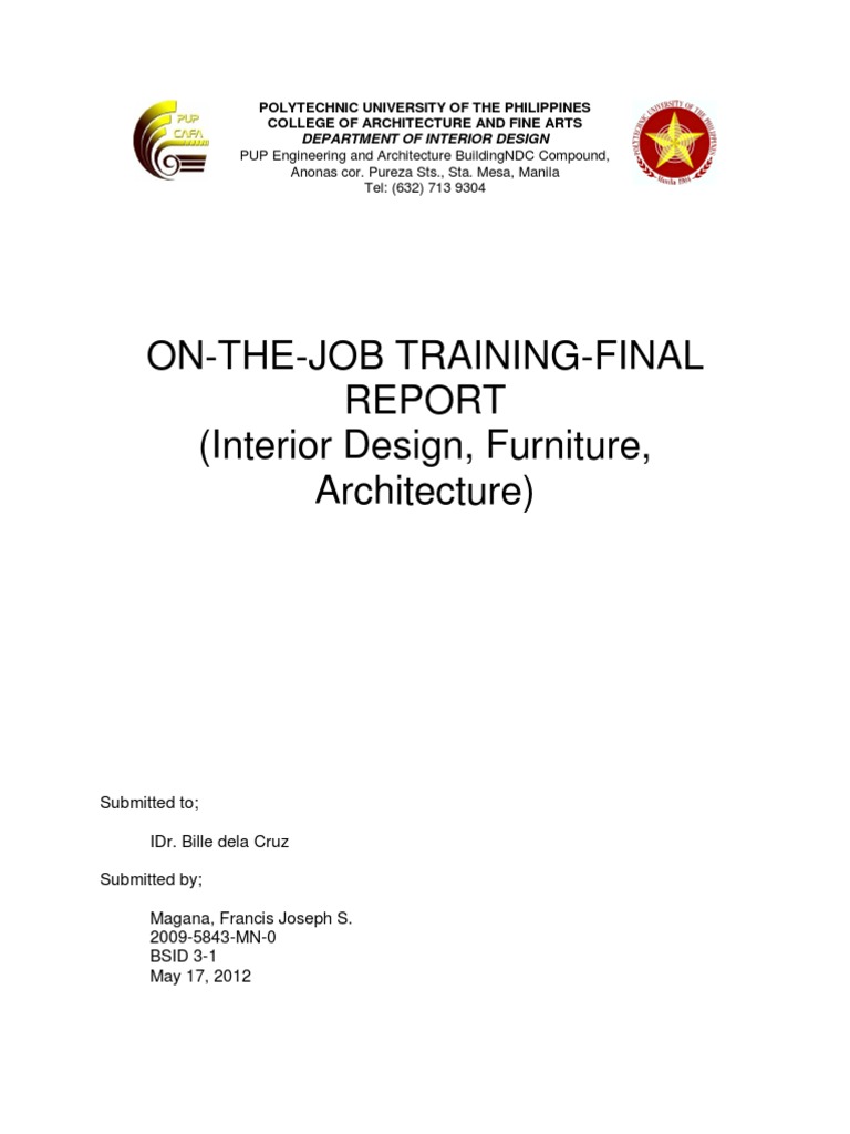 Ojt Final Report | Personal Growth