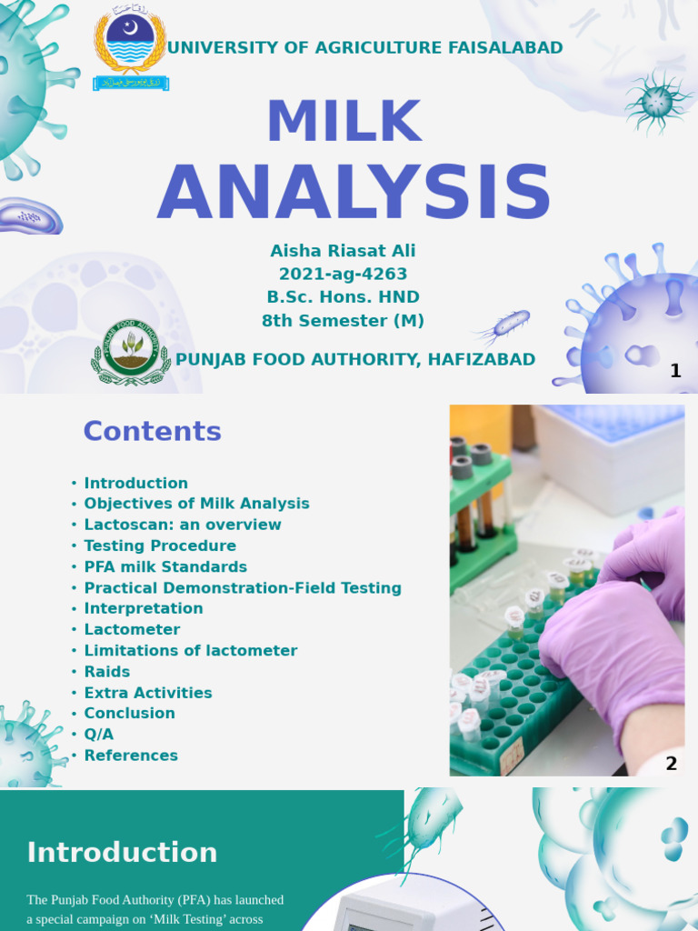 2021-Ag-4263 Aisha Riasat Ali | PDF | Milk