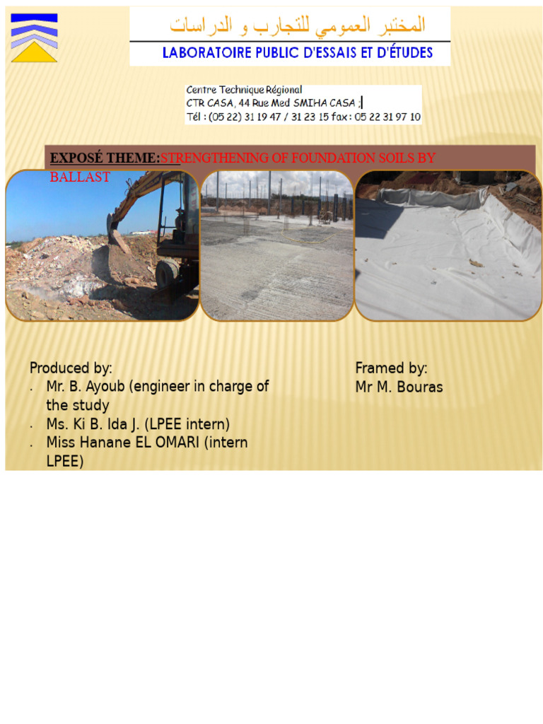 Reinforcement of Foundation Soils by Ballast | PDF | Materials | Civil ...
