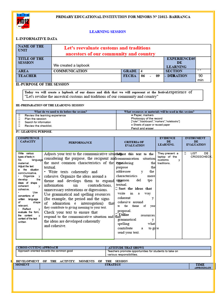 Session We Elaborate A Lapbook | PDF | Human Communication | Learning