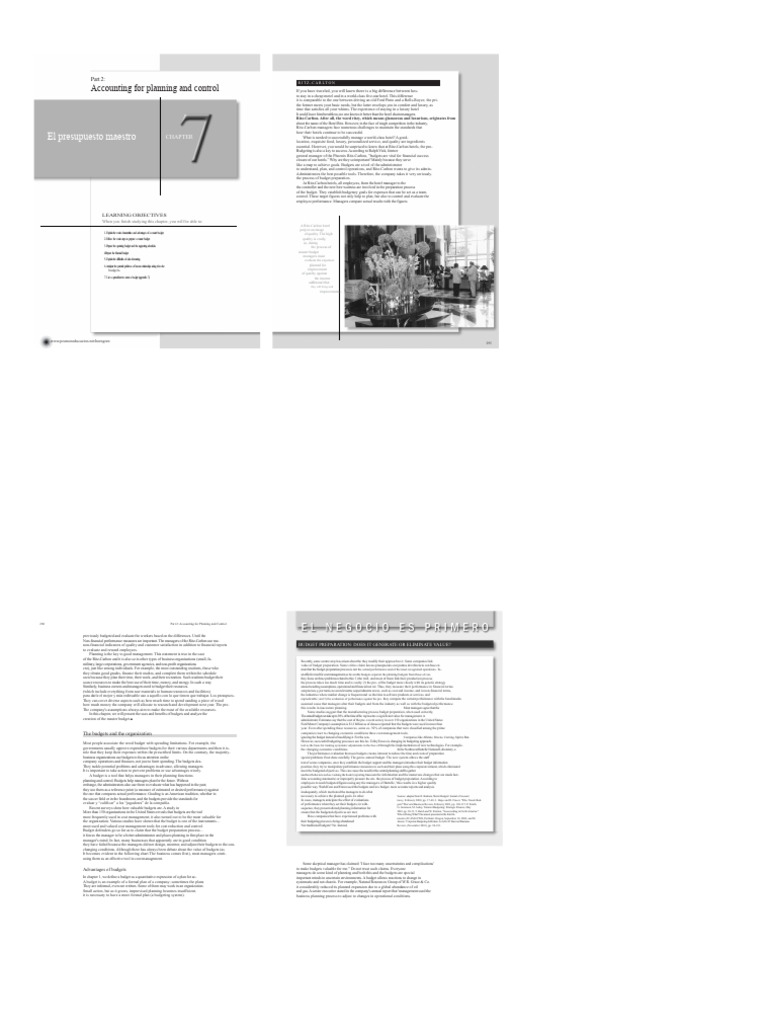 Financial management chapter 7.pdf | PDF | Budget | Inventory