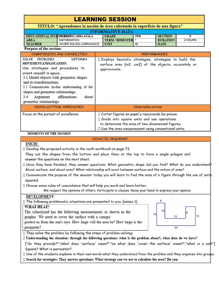 The Notion of Area Covering The Surface of A Figure | PDF | Area | Shape