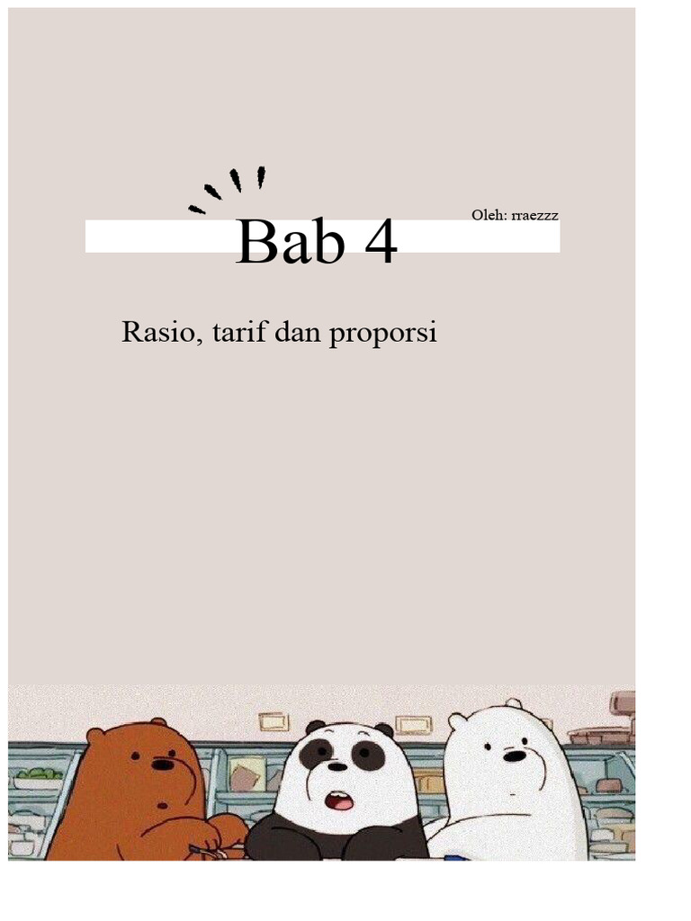 Bab 4 F1 Matematika | PDF