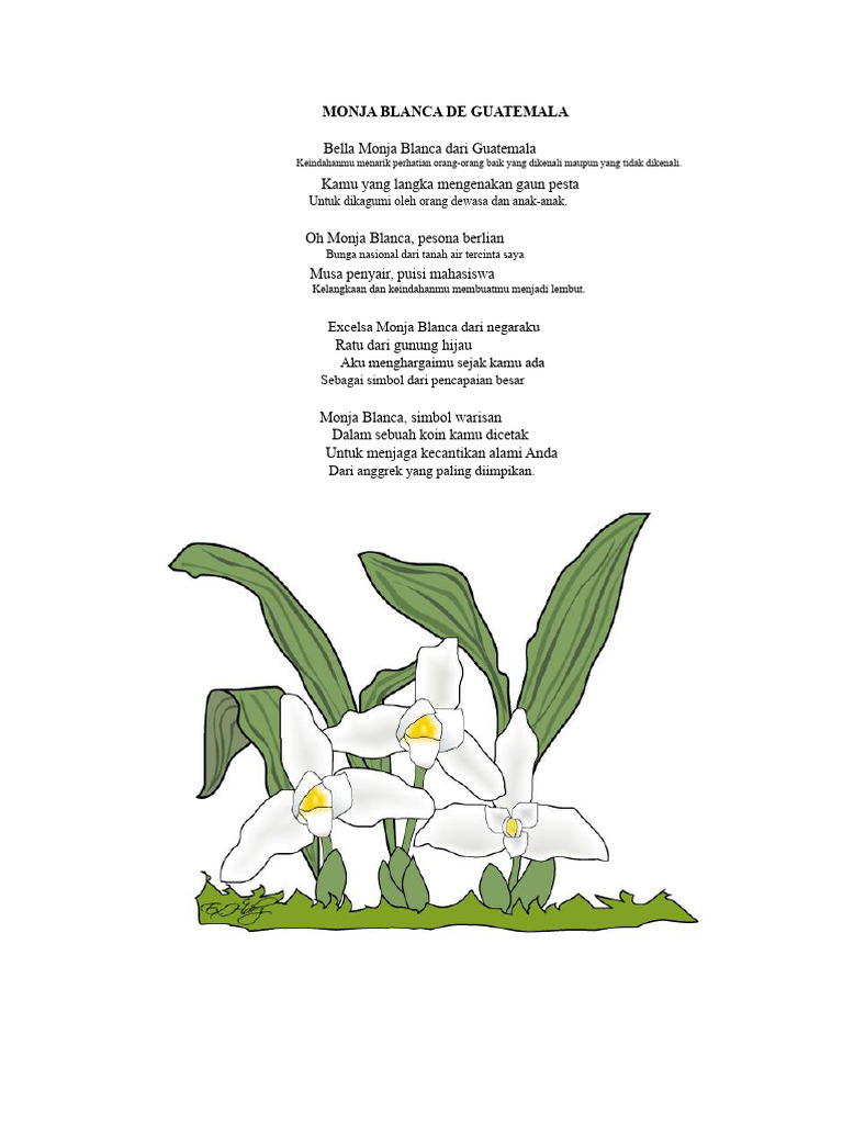 Puisi Untuk Simbol-Simbol Kebangsaan | PDF