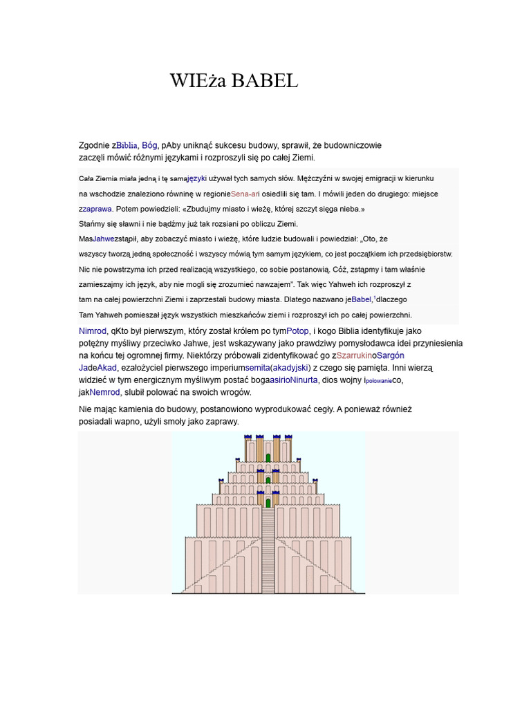 Wieża Babel | PDF