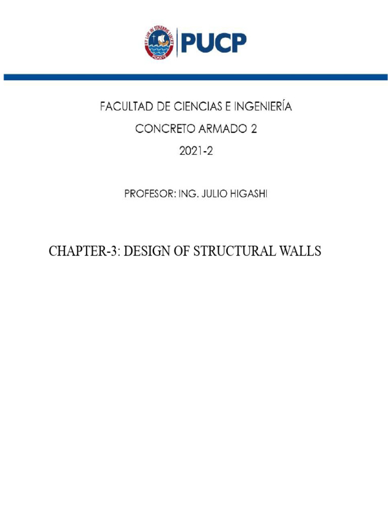 Structural Wall Design Principles | PDF | Bending | Building Engineering