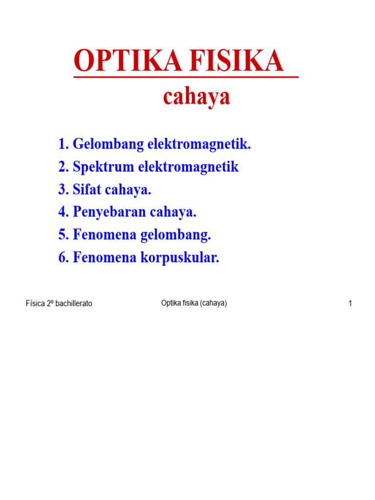 8 Optika Fisika PDF | PDF