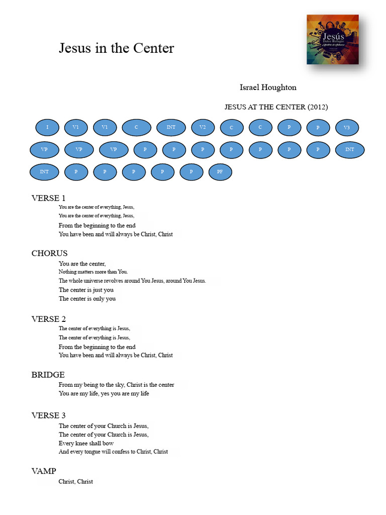 Jesus at the Center Lyrics Analysis | PDF