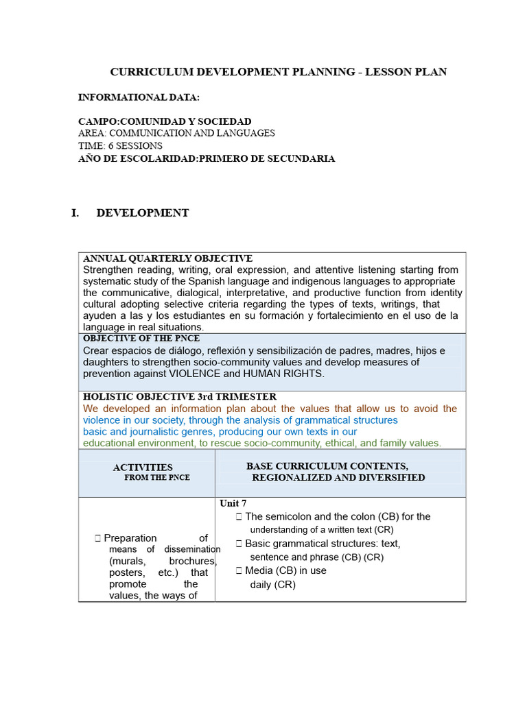 Communication and Language 1st Year Secondary 02 | PDF | Communication ...