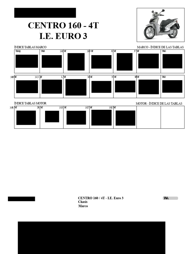 Catálogo de Recambios Centro 160 4T | PDF | Bomba