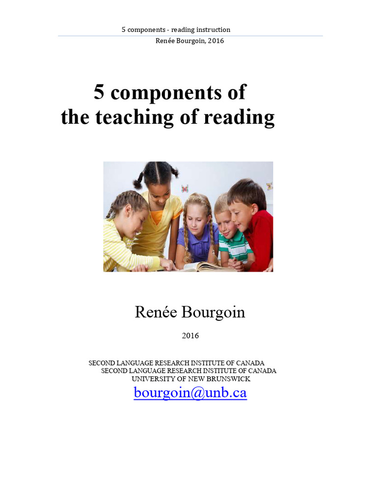 Components of Reading Instruction | PDF | Phoneme | Psycholinguistics