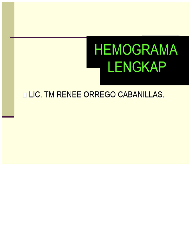 3. HEMOGRAM LENGKAP.ppt | PDF