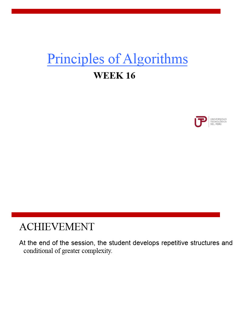Principles of Algorithms - WEEK 16 | PDF | Discounting | Interest