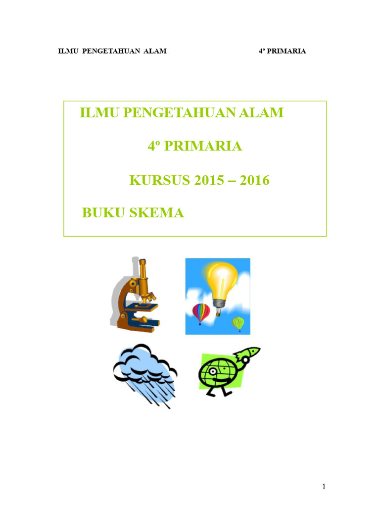 Sains Alam 4 SD Skema PDF | PDF
