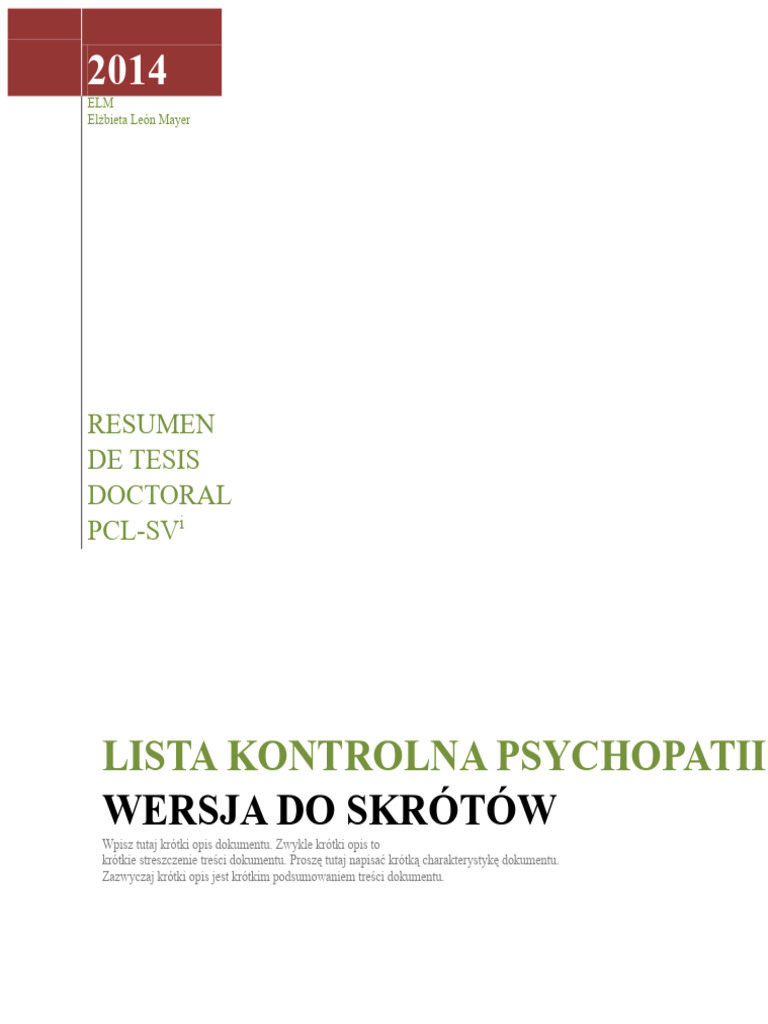 PCL SV | PDF