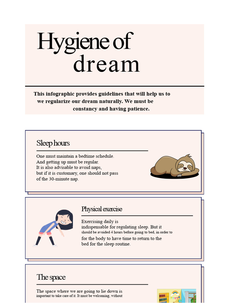 Sleep Hygiene Guidelines Infographic | PDF