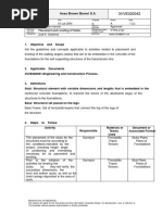 Stub Setting Method Statement | PDF | Surveying | Civil Engineering