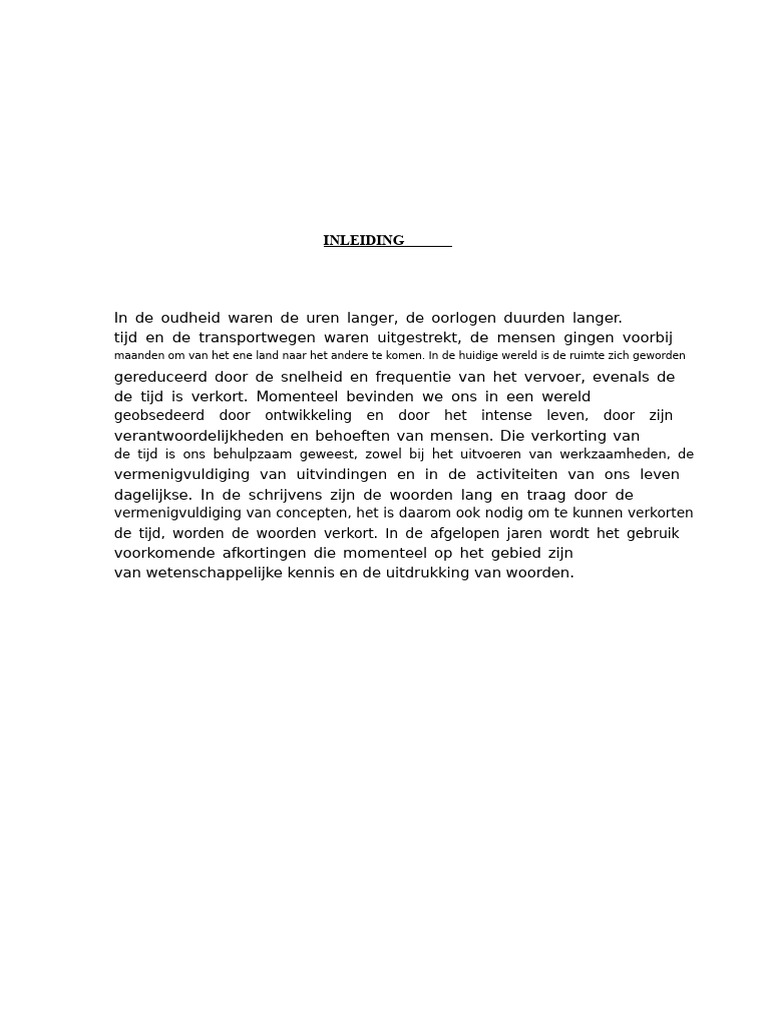 Monografieën AFKORTINGEN | PDF