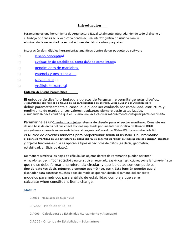 Introducción A Paramarine | PDF | Diseño | Software