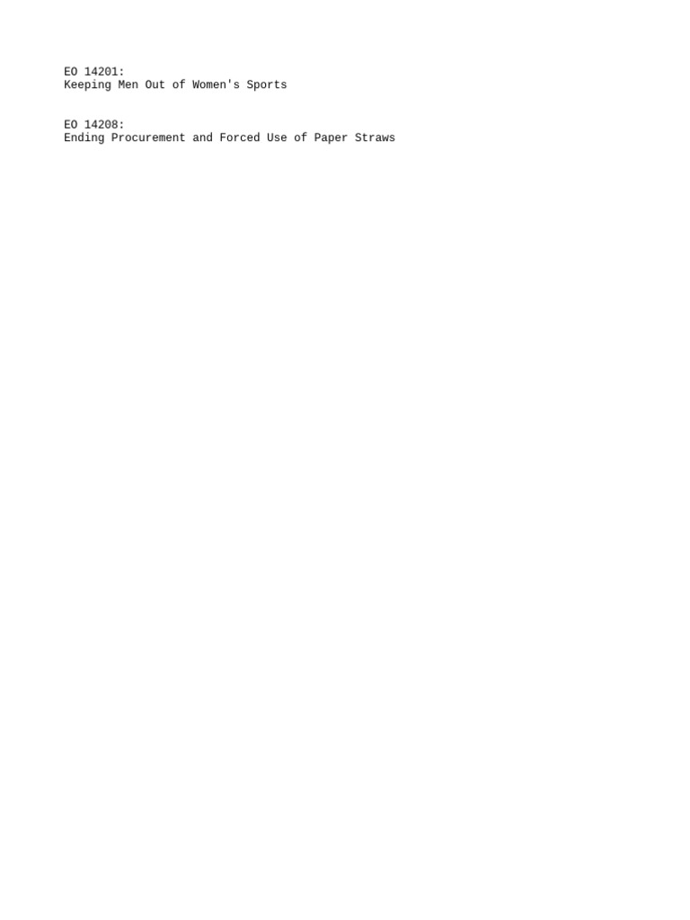 Eo 14201 | PDF