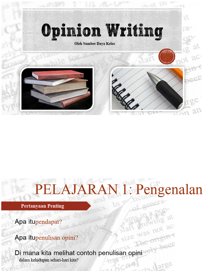 Opinion Writing PowerPoint.pdf | PDF