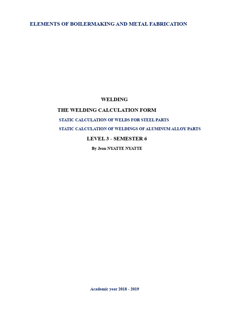 5- Welding Calculation Form - Boiler Making and Metal Fabrication ...