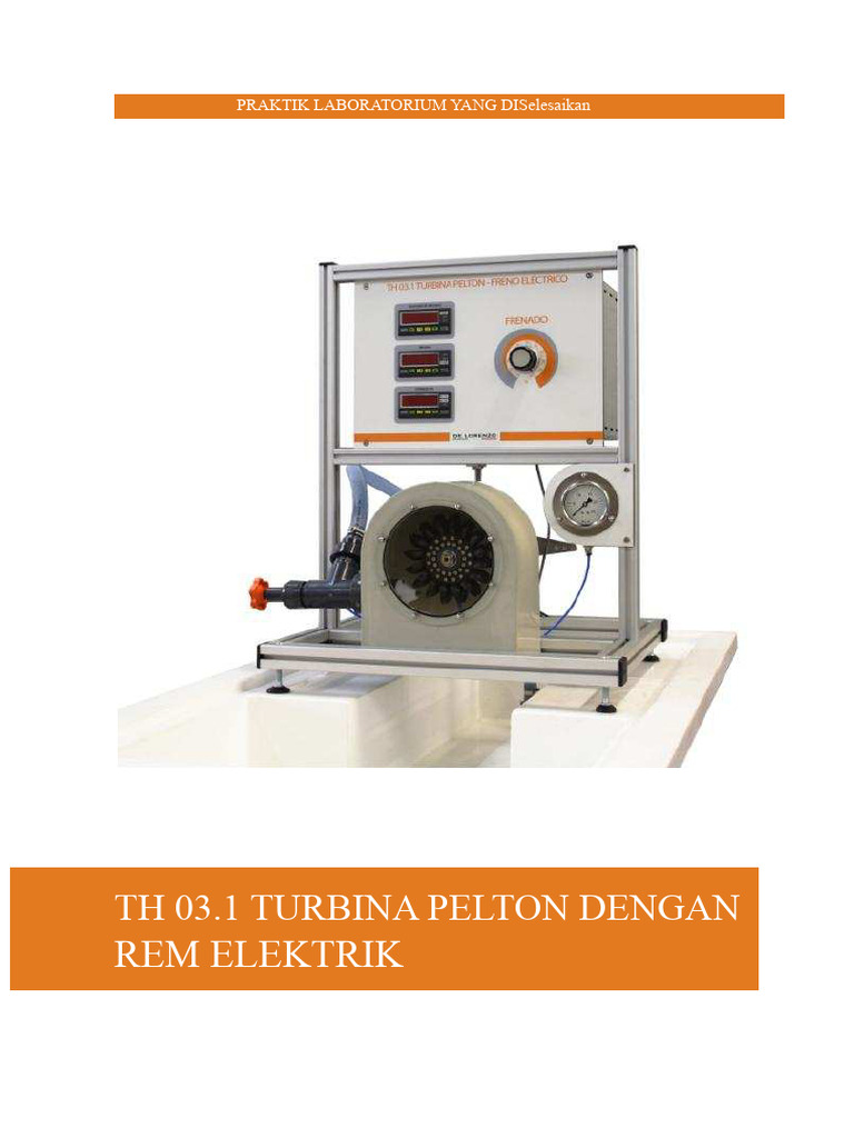 Praktik Turbina Pelton dengan Rem Elektrik | PDF