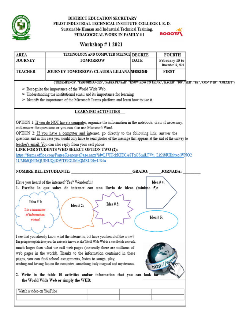 Guide 1 Technology and Computer Science 4 j.m (5) | PDF | World Wide ...
