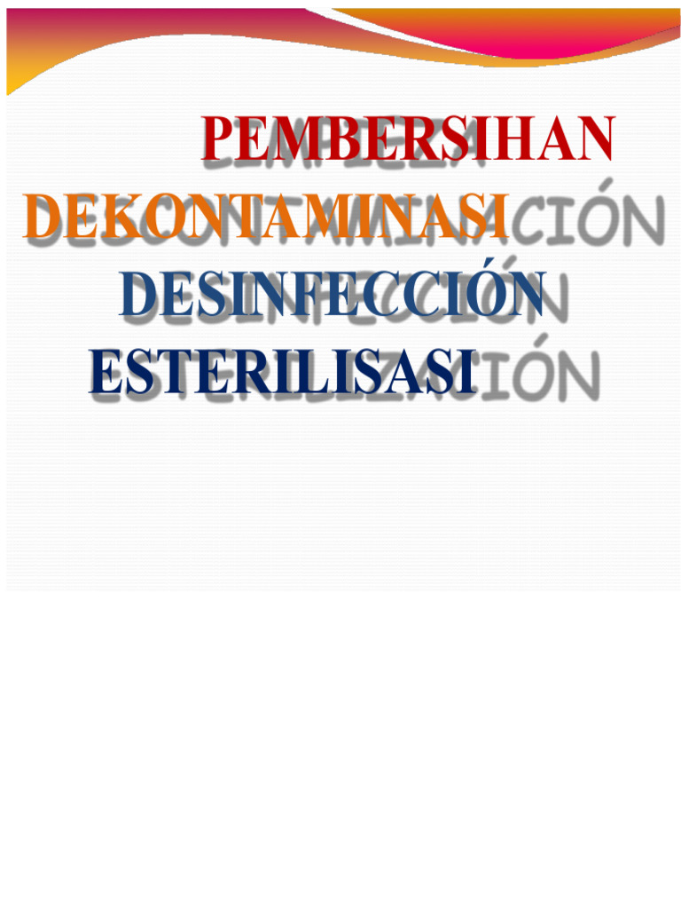 Panduan Pembersihan dan Disinfeksi | PDF