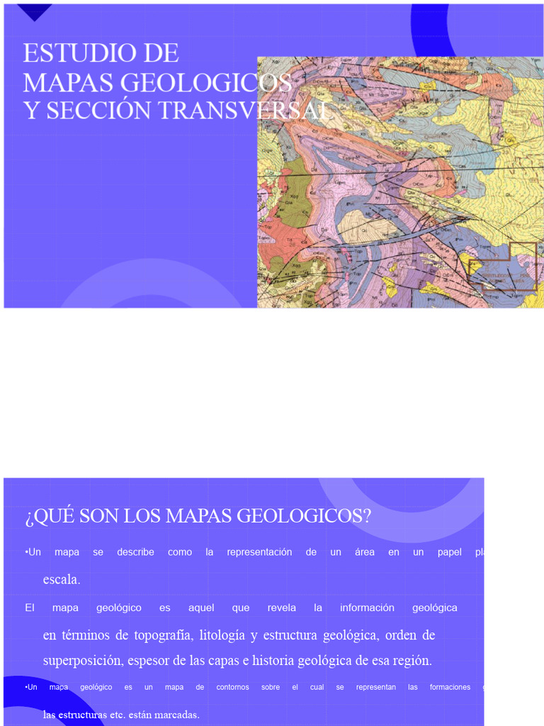 Estudio de Mapas Geológicos | PDF | Estrato | Formación geológica